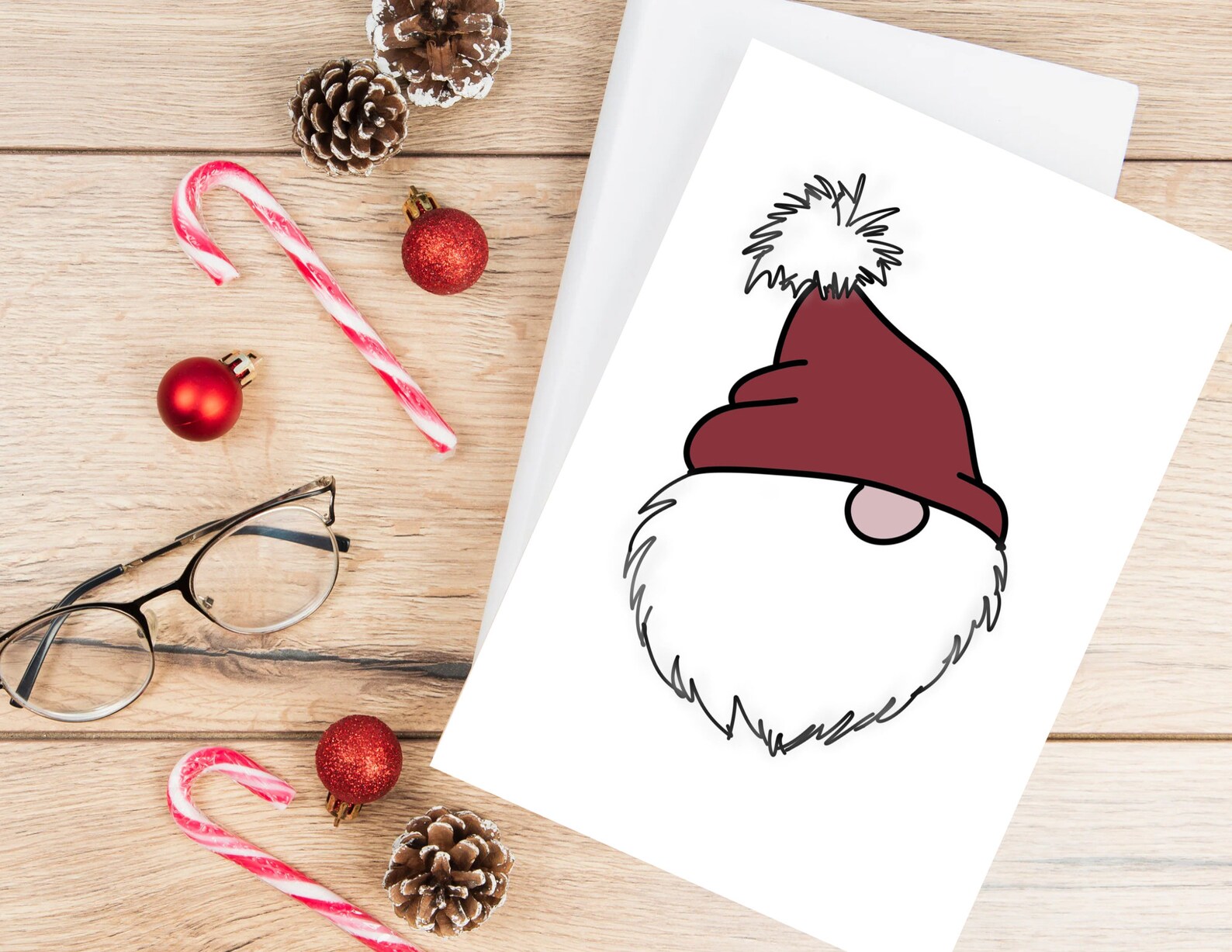 St Nick Santa Instant Download and Printable Christmas Cards - Etsy