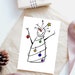 Natural Snowman Instant Download and Printable Christmas Cards - Etsy