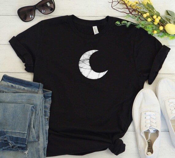 Batik Moon Shirt Moon Phases Celestial Witchy Shirt Indie - Etsy