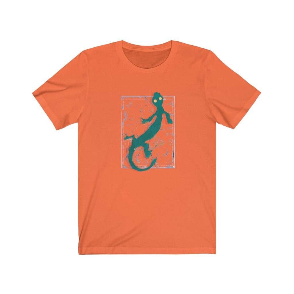 Salamander Lizard Shirt Reptile Distressed Grunge Batik | Etsy