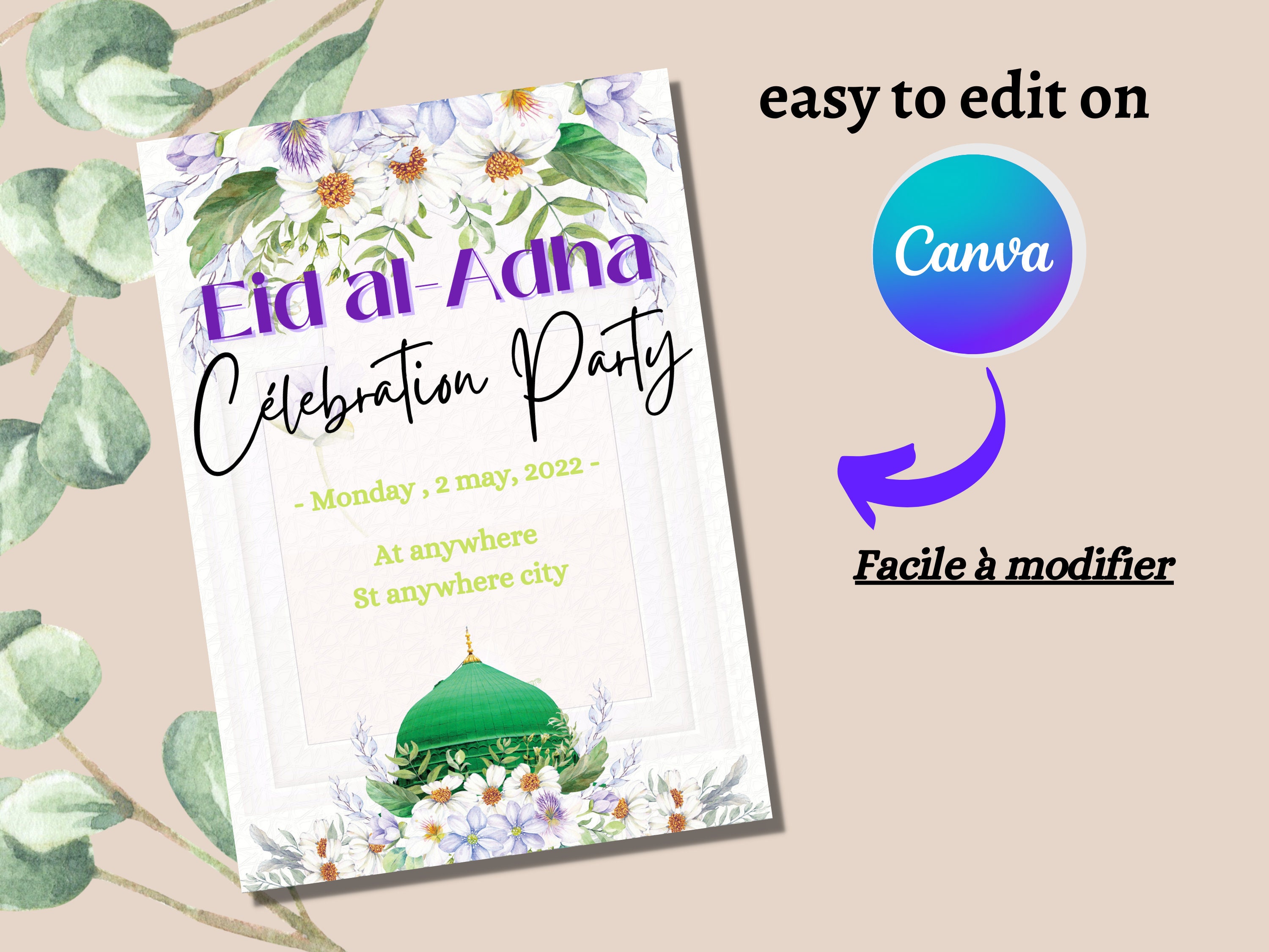 Invitation Eid Party, Card, Invitation Card, Download Card for Eid ...