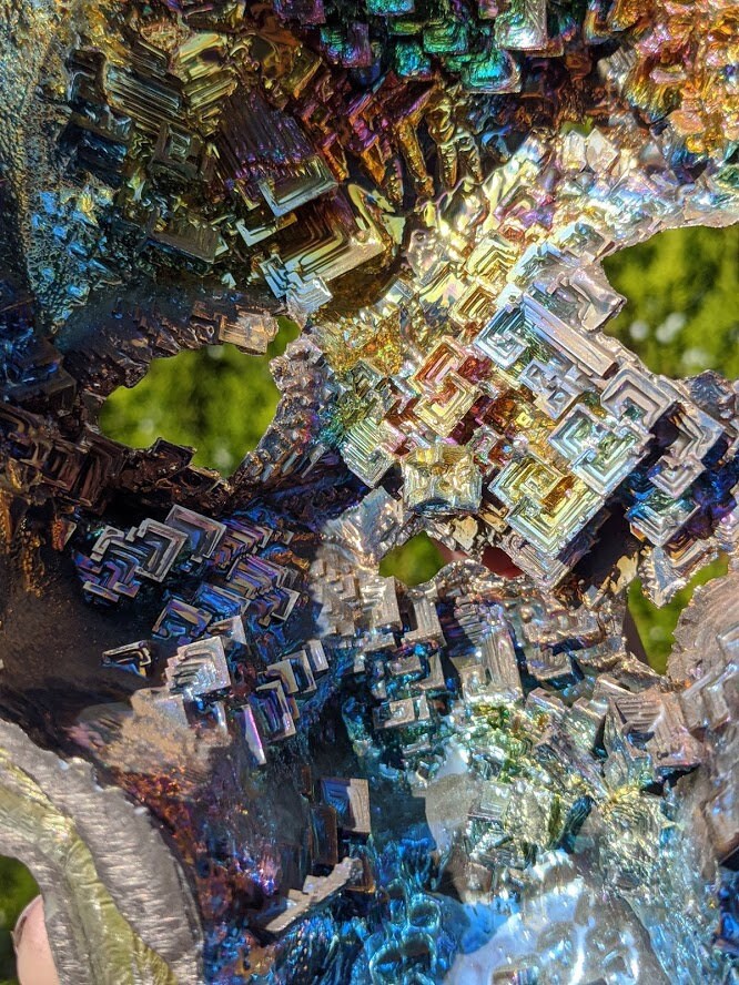 Large Bismuth Skull - Etsy