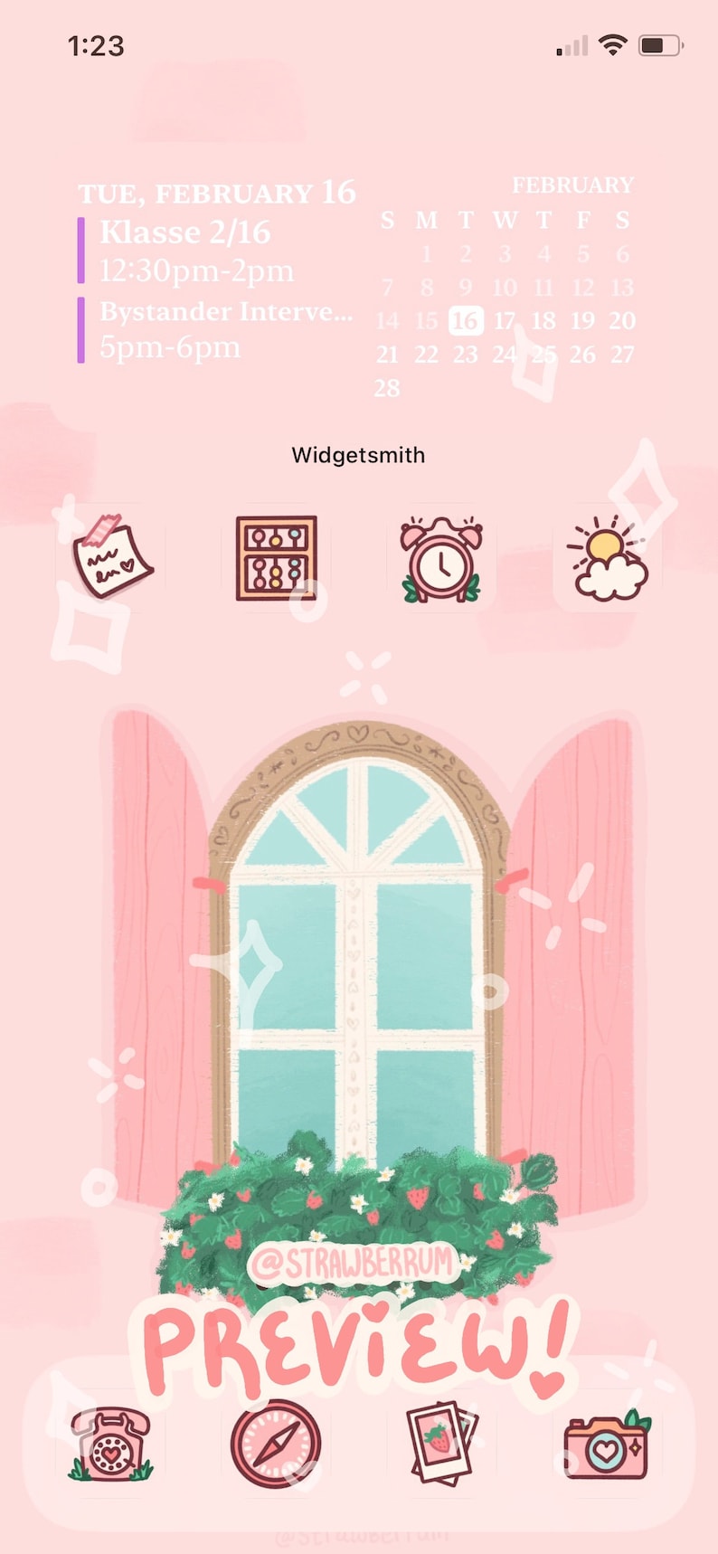 Berrycore Icon & Wallpaper Pack Cute App Icons for Ios 14 | Etsy