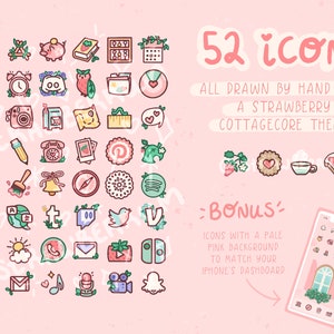 Berrycore Icon & Wallpaper Pack | Cute App Icons for Ios 14 and Android ...