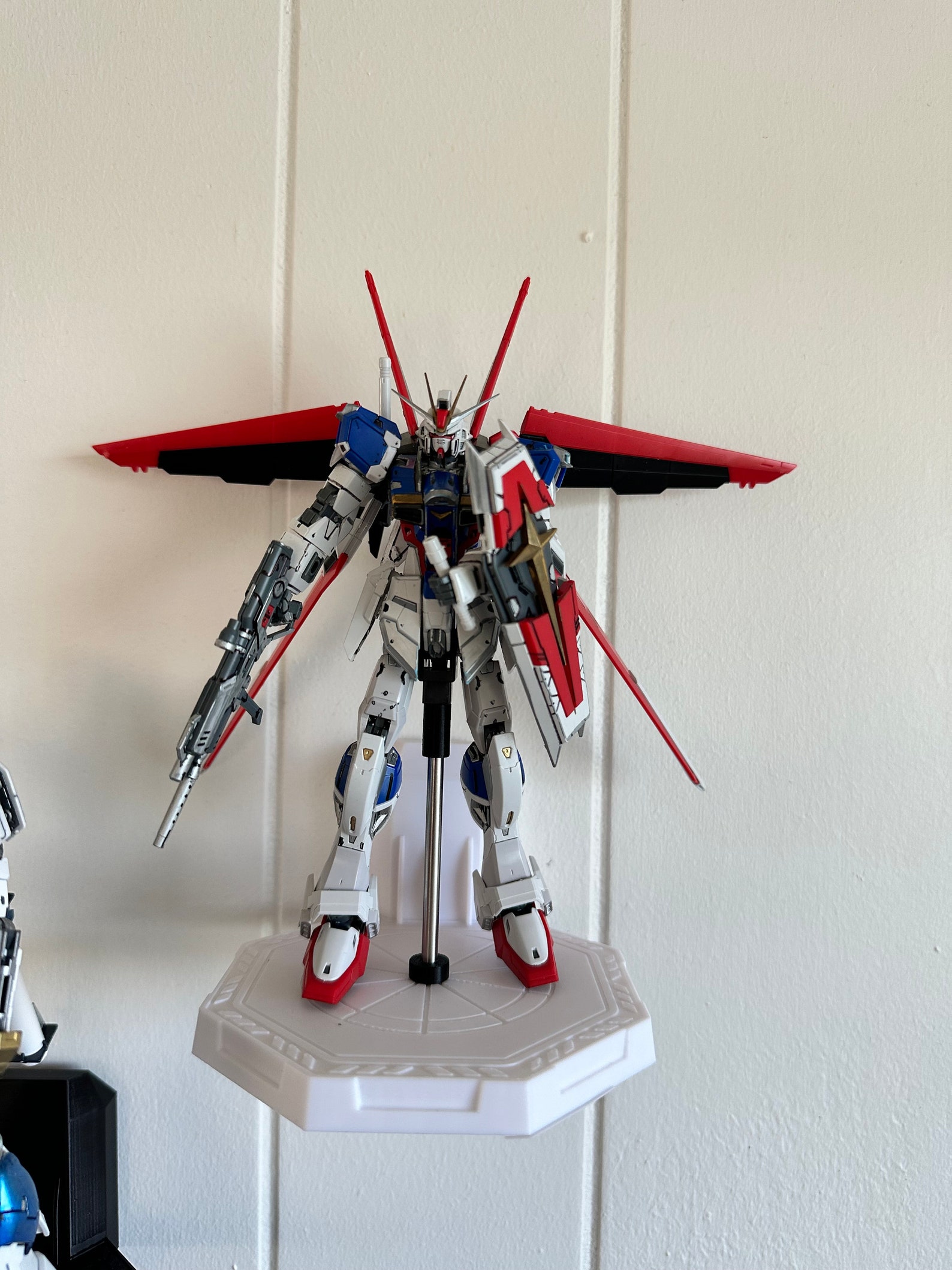 Gundam RG/HG 1/144 Scale Floating Display Shelf. Action Figure Stand ...