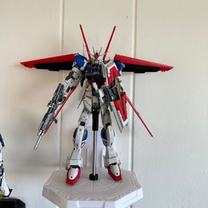 Gundam RG/HG 1/144 Scale Floating Display Shelf. Action Figure Stand ...
