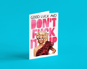 Good Luck Card | Etsy
