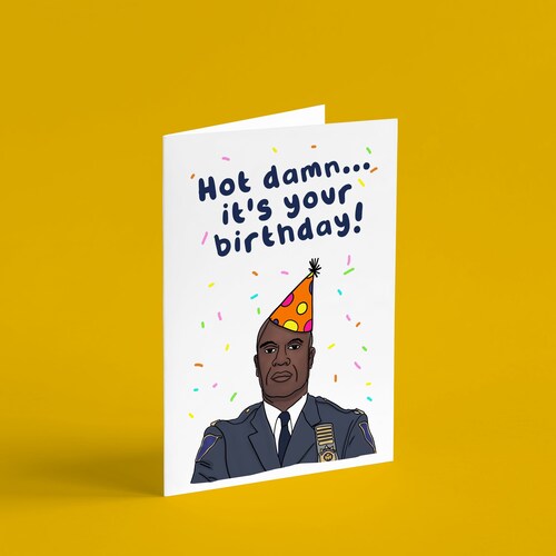 Brooklyn Nine-nine Captain Holt Birthday Card | Etsy India