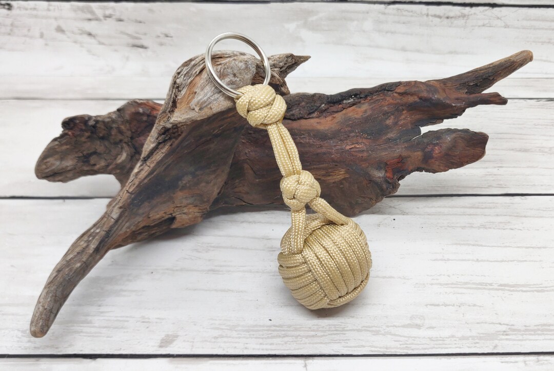 Monkey Fist Keychain, Rubber Ball Keychain, Bouncy Ball Keychain ...