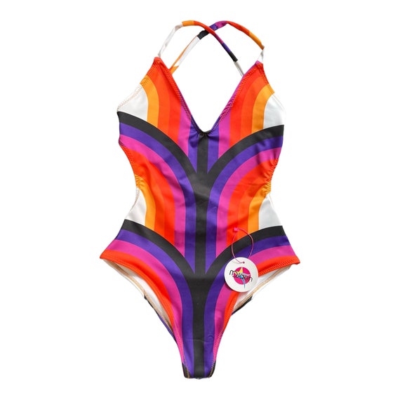 Swimwear One Piece Colorful /swimsuit Fashion and Exclusive - Etsy