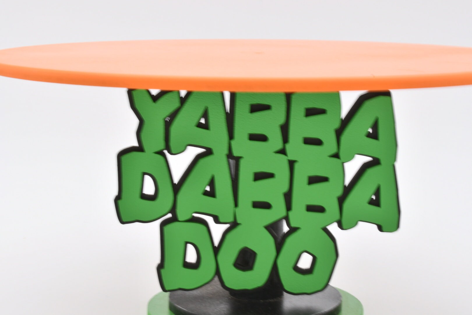 Yabba Dabba Doo Cake Stand Flintstones Bam Bam and Pebbles - Etsy