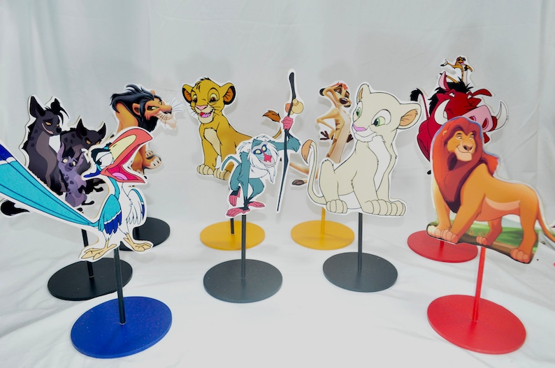 Lion King Themed Party Table Centerpieces Simba Nala Mufasa - Etsy