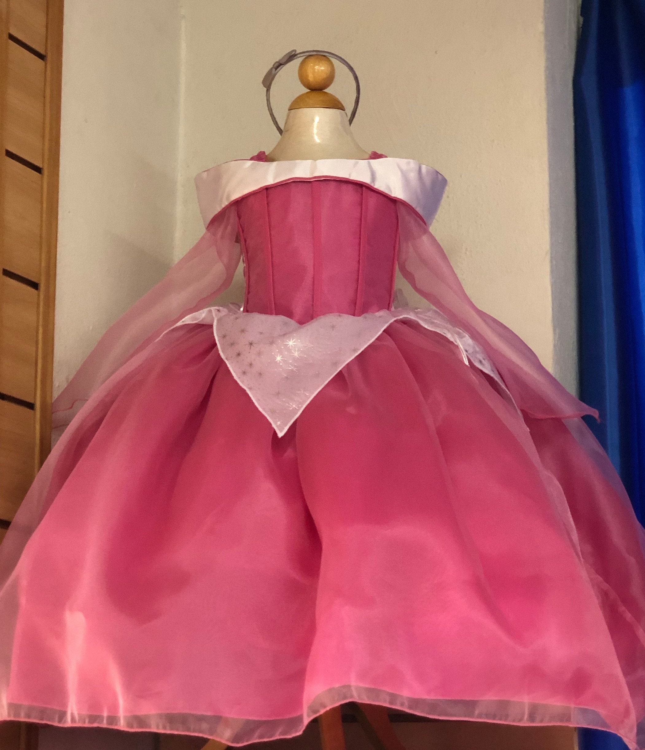 Princess Aurora Costume Dress Sleeping Beauty Princess Halloween