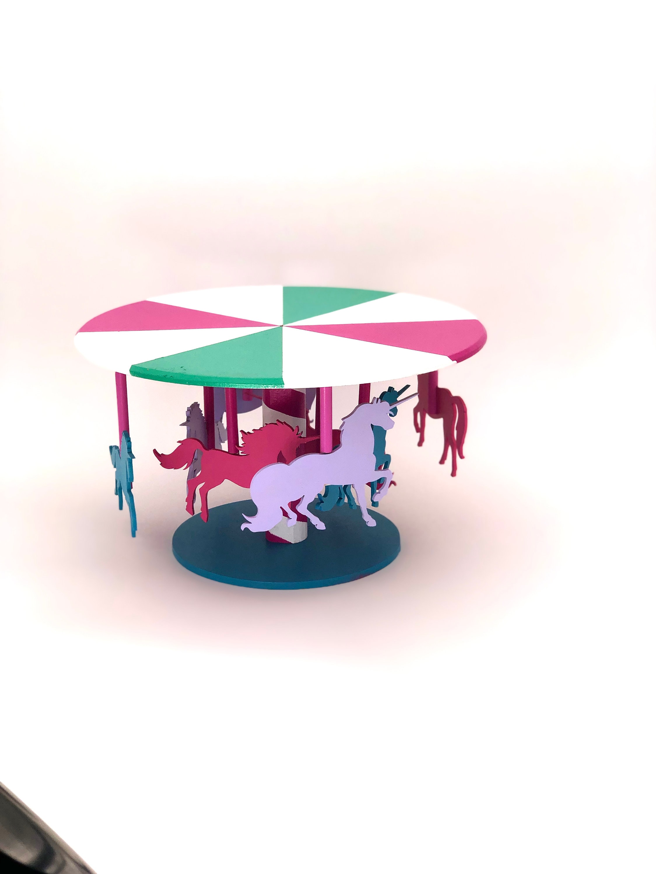 Unicorn Cake Stand Unicorn Party Centerpieces Carrousel Cake - Etsy