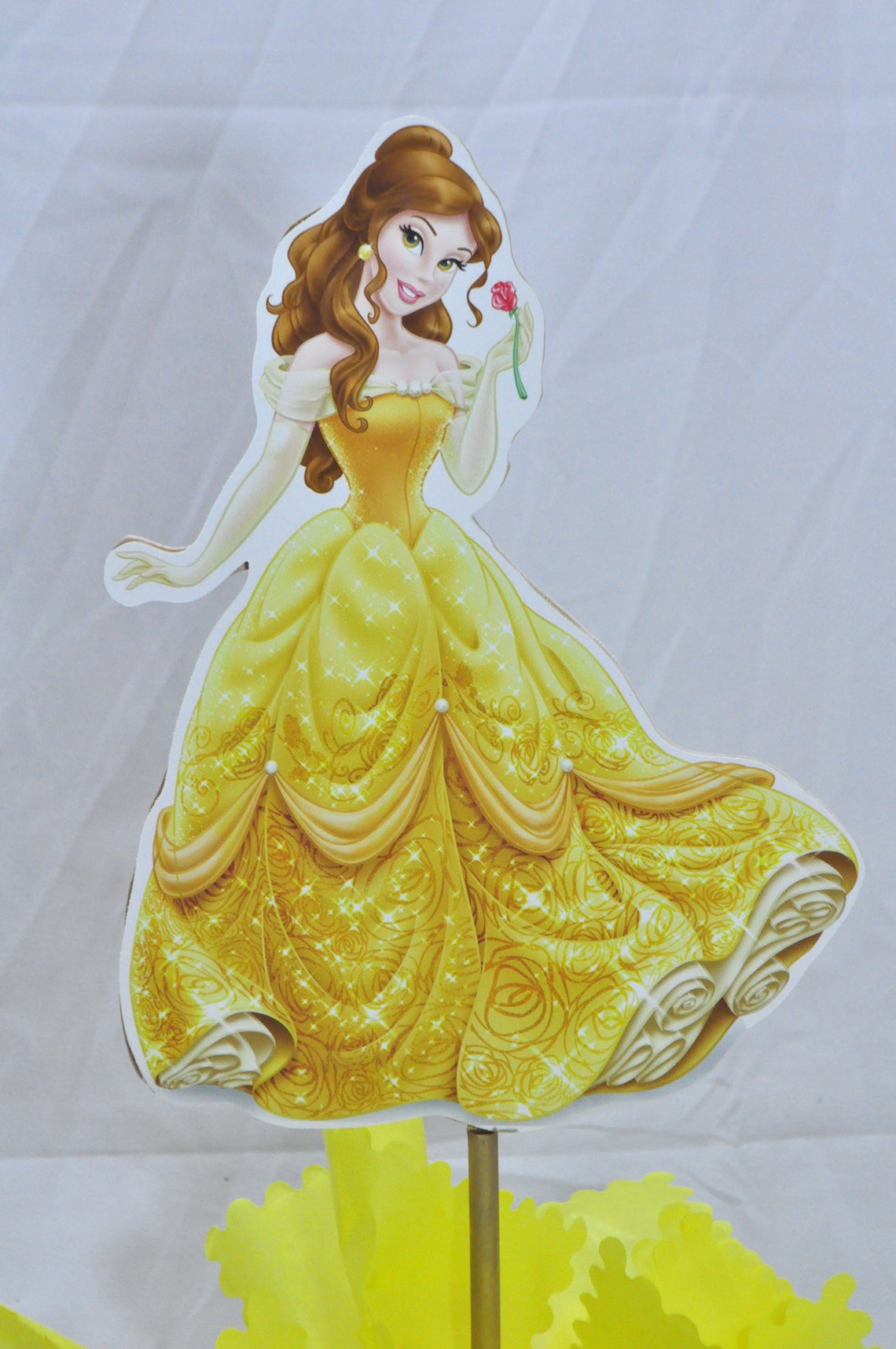 Royal Princess Belle Party Centerpiece Beauty and the Beast | Etsy