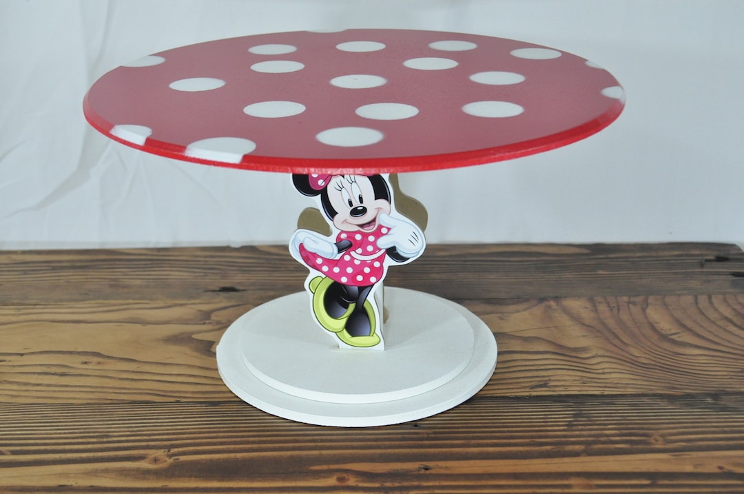 Minnie Mouse Inspired Cake Stand, Minnie Mouse Birthday Party Dessert ...