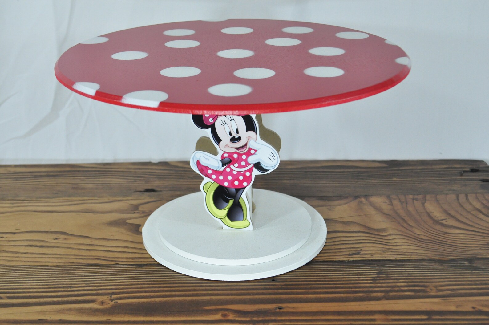 Minnie Mouse Inspired Cake Stand Minnie Mouse Birthday Party - Etsy