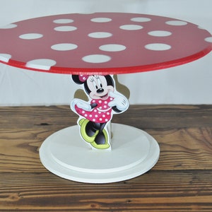Minnie Mouse Inspired Cake Stand, Minnie Mouse Birthday Party Dessert ...
