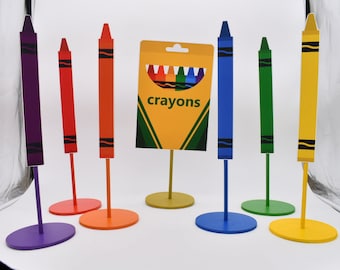 Crayon Centerpieces - Etsy