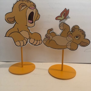 Baby Simba Lion King Themed Baby Shower Party Table Centerpieces ...