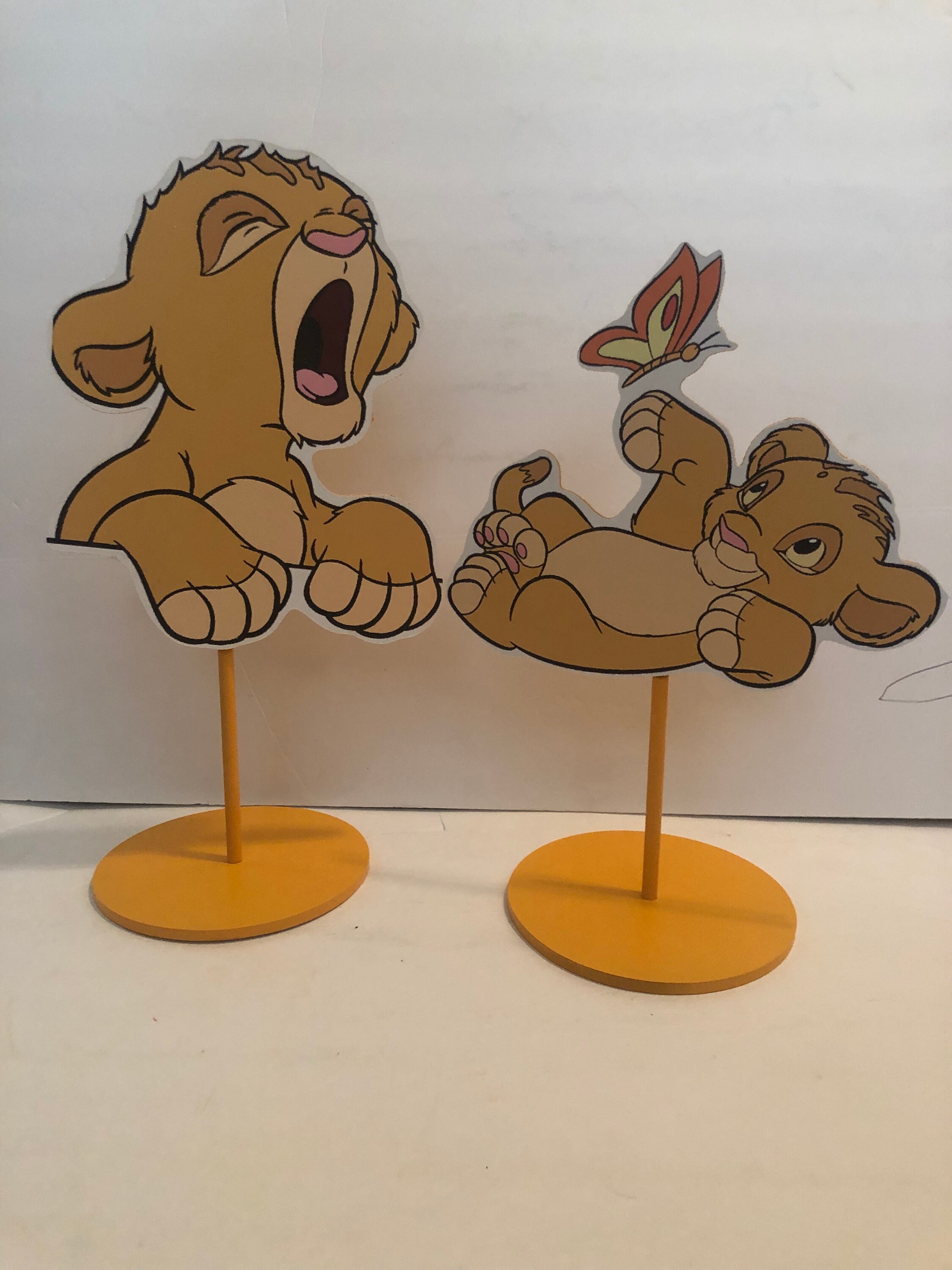 Baby Simba Lion King Themed Baby Shower Party Table Centerpieces ...