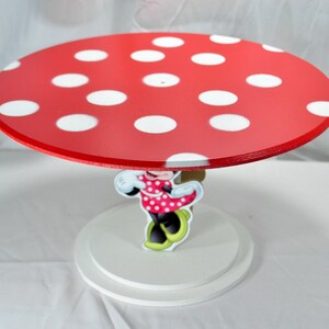 Minnie Mouse Inspired Cake Stand, Minnie Mouse Birthday Party Dessert ...