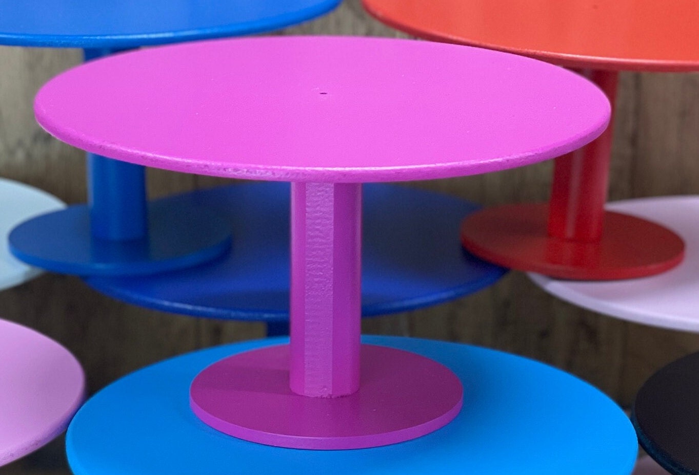 Hot Pink Cake Stand Smash Cake Stand , Wedding Cake Stand, Candy Table ...