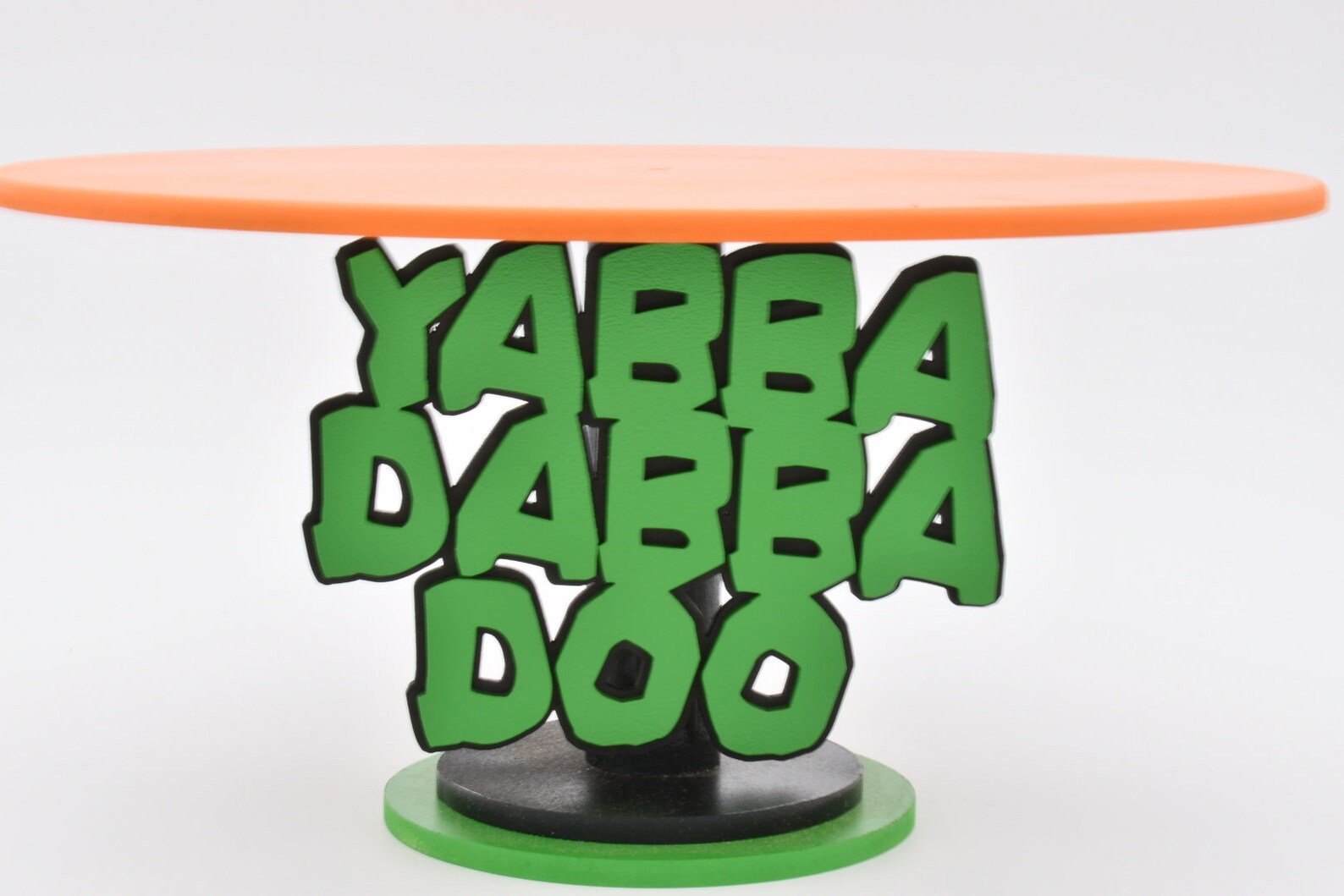 Yabba Dabba Doo Cake Stand Flintstones Bam Bam and Pebbles Decor Cake ...