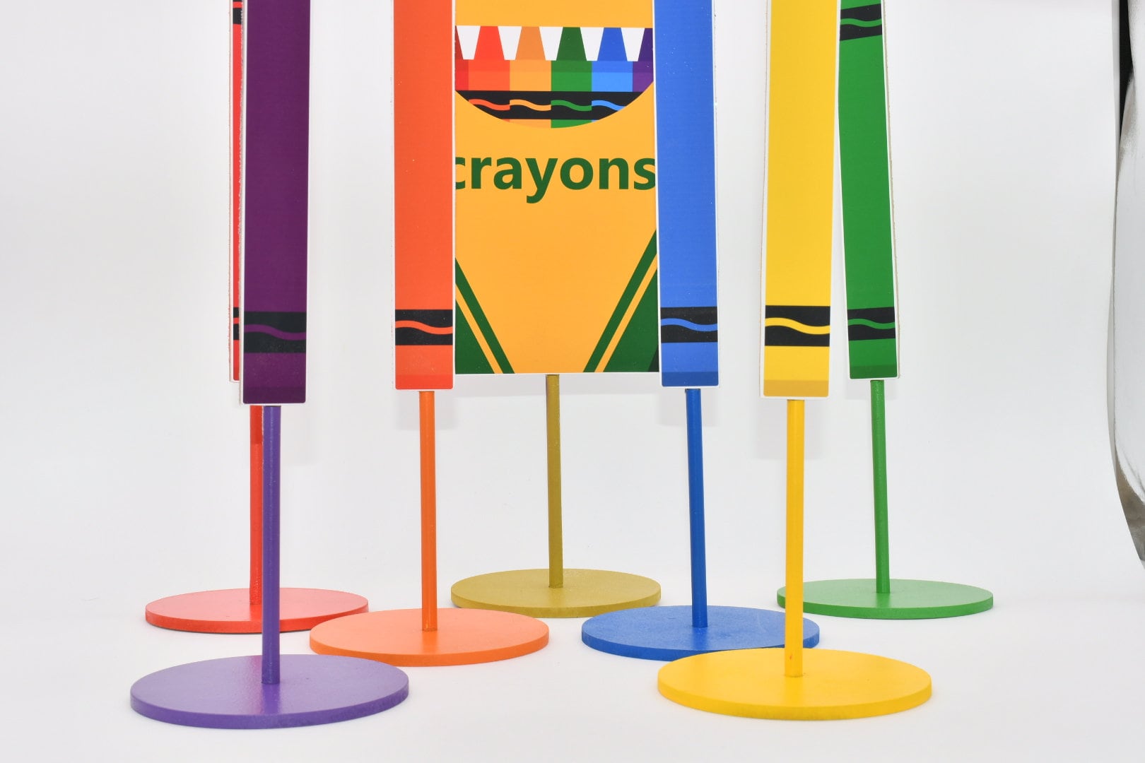 Paint & Crayon Party Centerpieces SOLD AS SET of 7 - Etsy