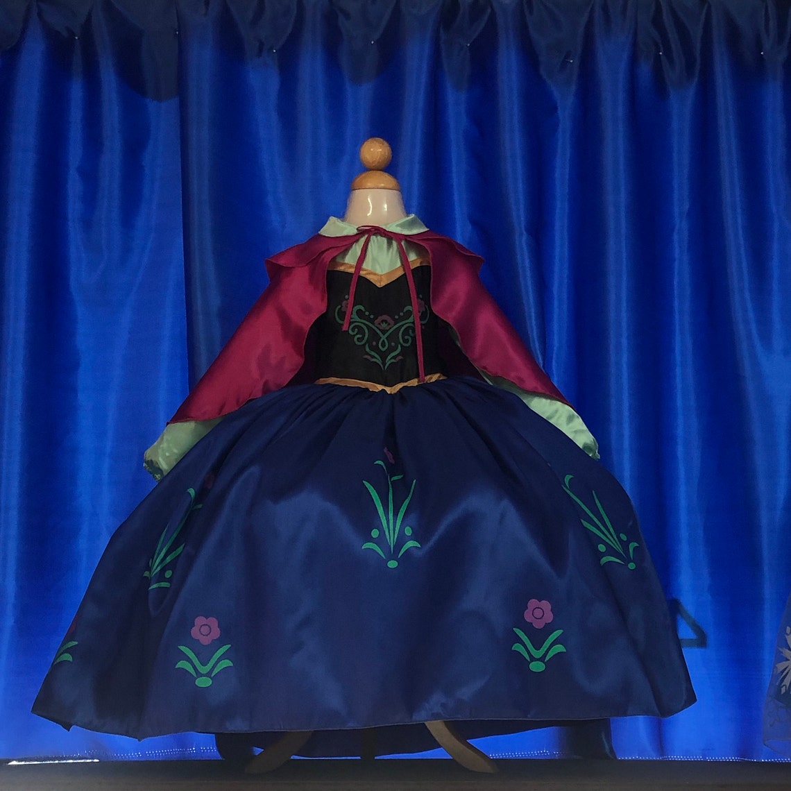 Princess Anna Frozen Dress, Princess Dress Anna Elsa Costume, Princess ...