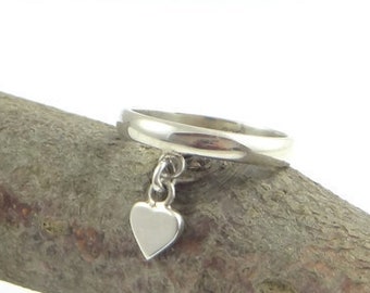 Dangle charm ring | Etsy