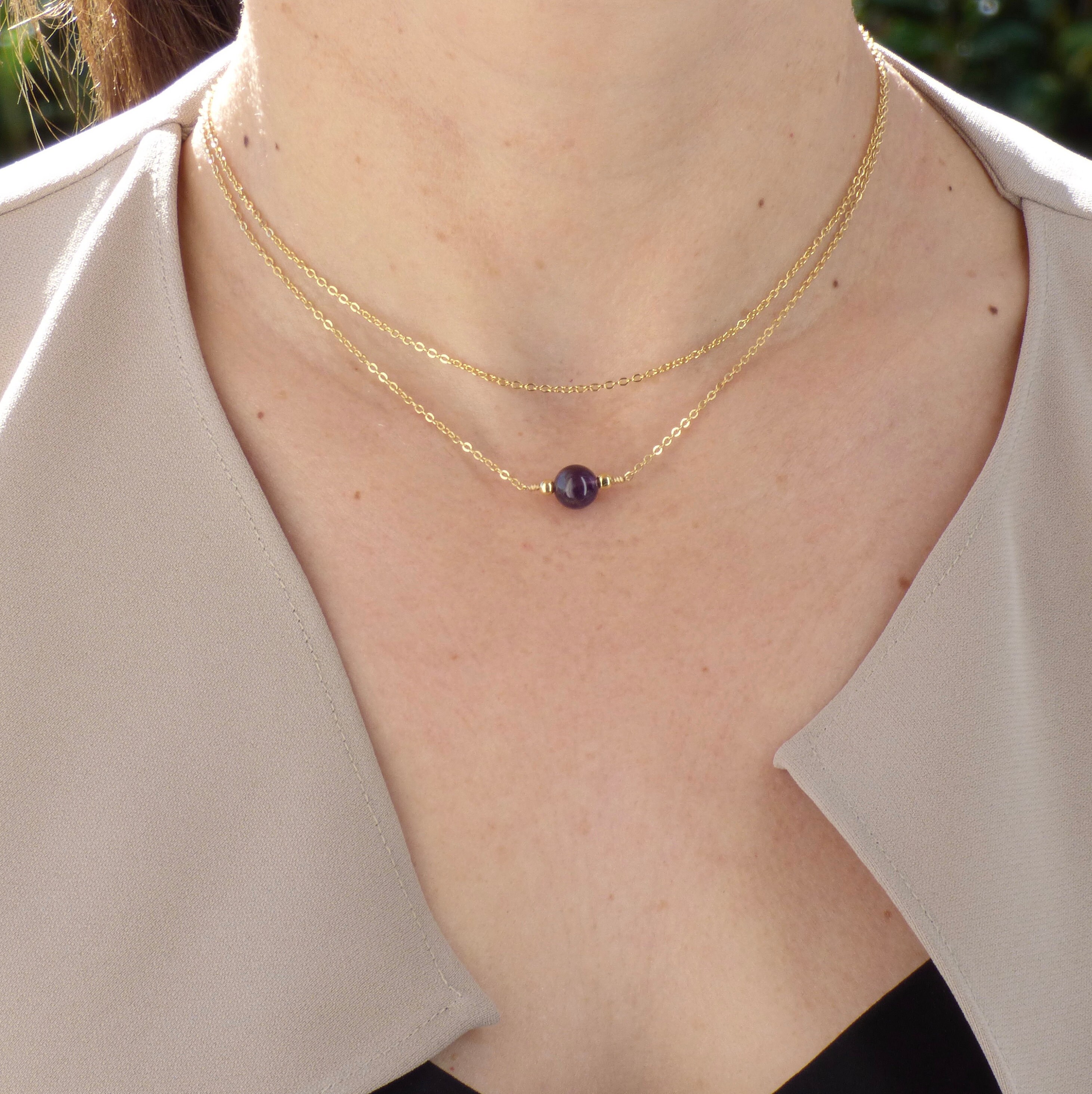 Plain Gold Chain Necklace 14k Gold Filled Chain Cable Chain | Etsy