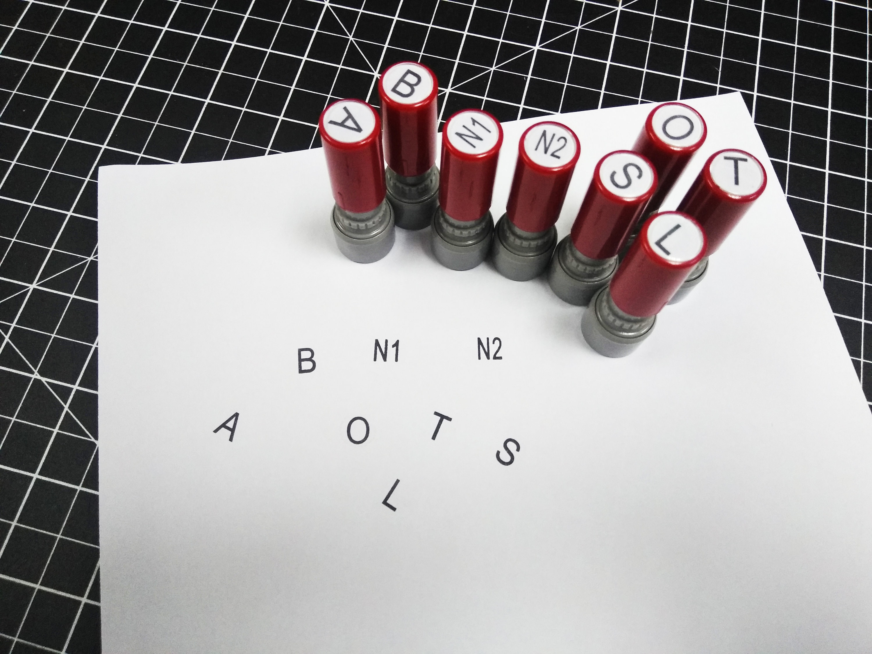 Mini Round Stamp, 1cm / 10mm Diameter Circle Self Ink Stamp, Number ...