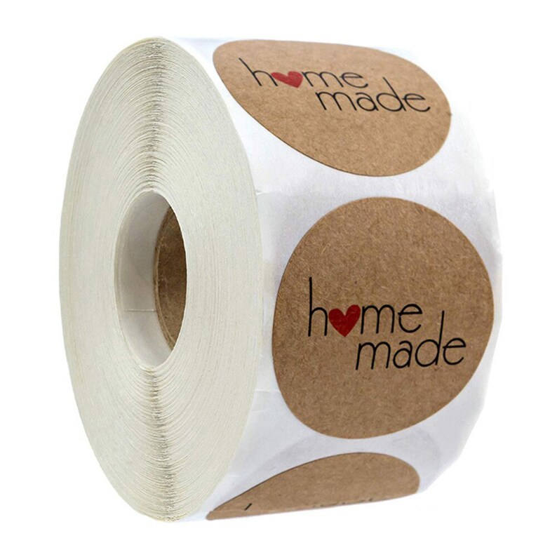 25mm / 1 Inch Kraft Paper Stickers Scrapbook Gift Stationery - Etsy