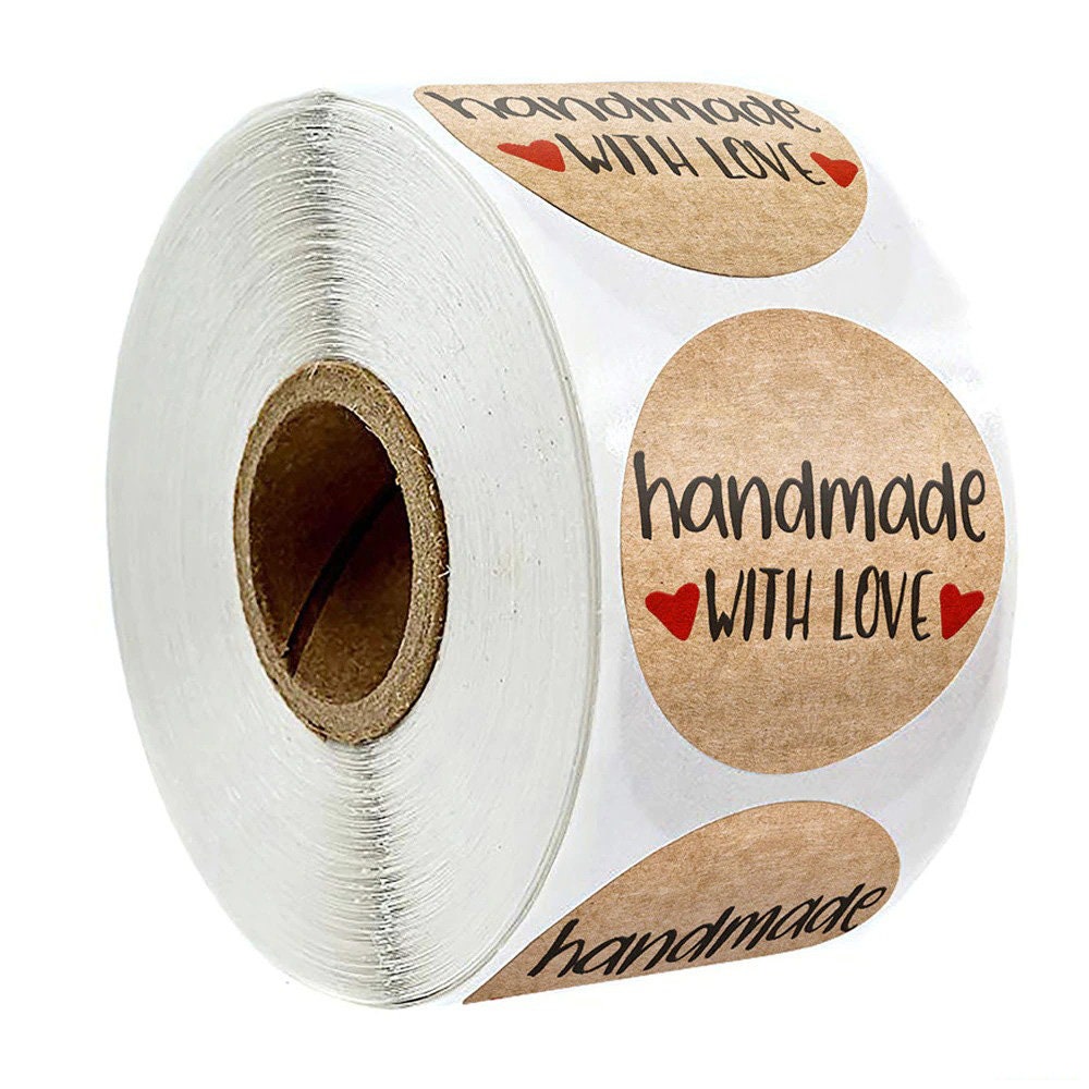 25mm / 1 Inch Kraft Paper Stickers Scrapbook Gift Stationery - Etsy