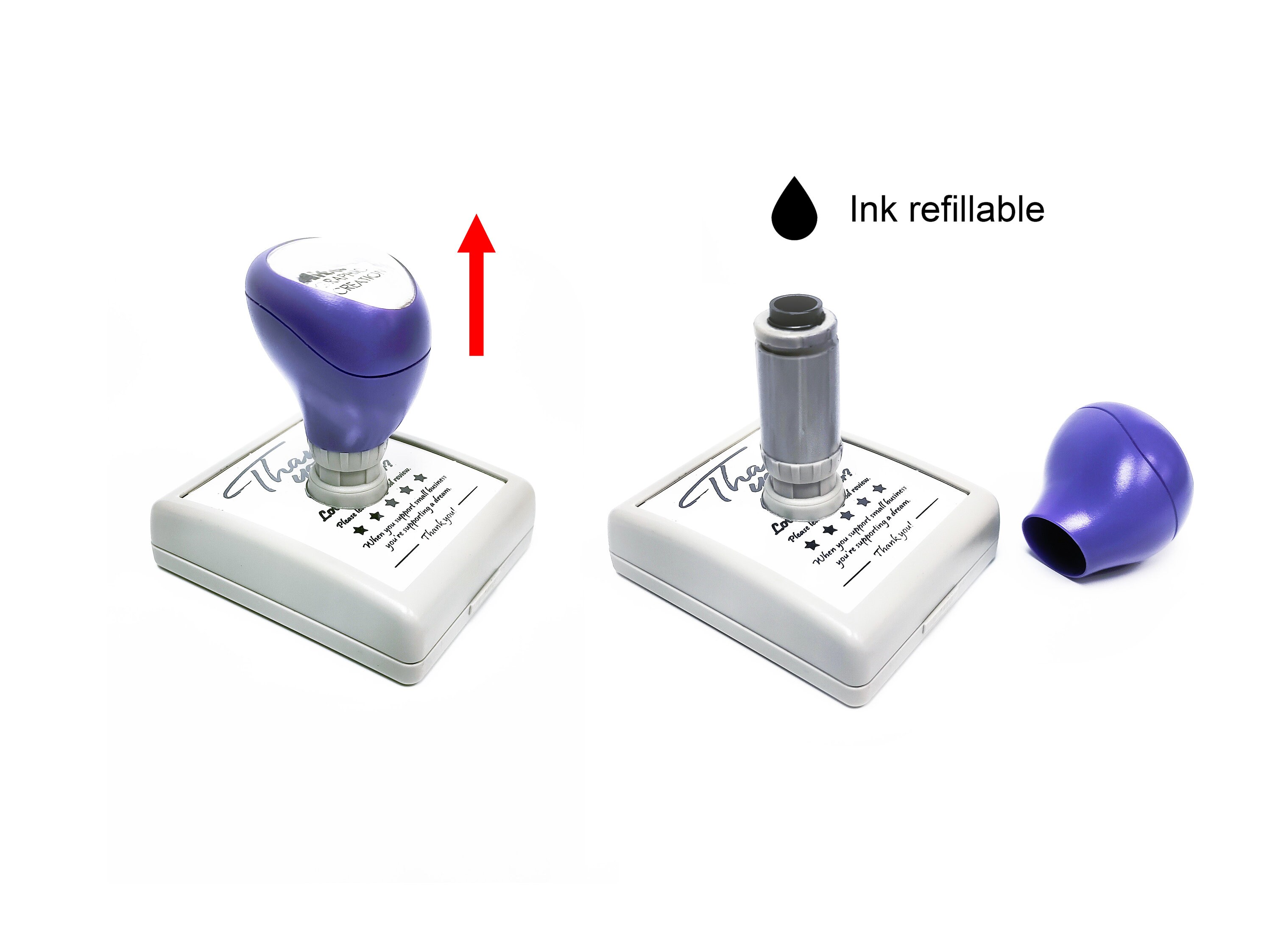 Self Ink Stamp of Fragile Items Handle With Care, Great Tool for Online ...