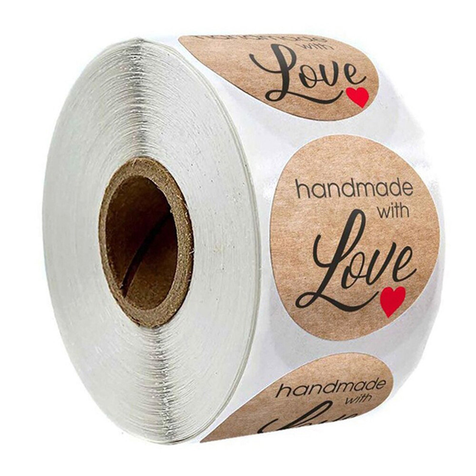 25mm / 1 Inch Kraft Paper Stickers Scrapbook Gift Stationery - Etsy