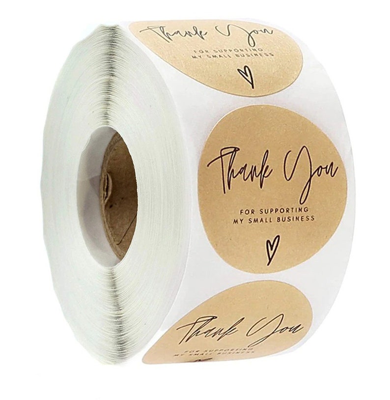 25mm / 1 Inch Kraft Paper Stickers Scrapbook Gift Stationery - Etsy