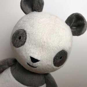 Panda Bear Sewing Pattern, Panda Plush Pattern, Stuffed Animal Sewing ...