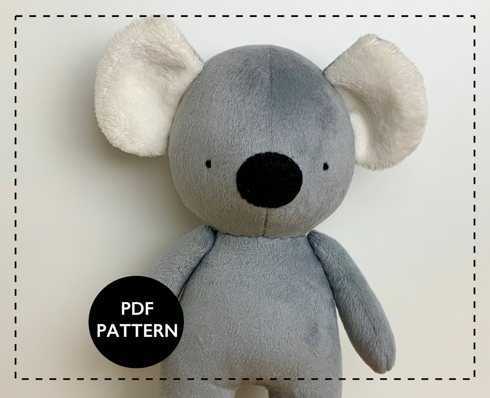 Koala Bear Stuffed Animal, Koala Sewing Pattern, Plush Animal Pattern ...