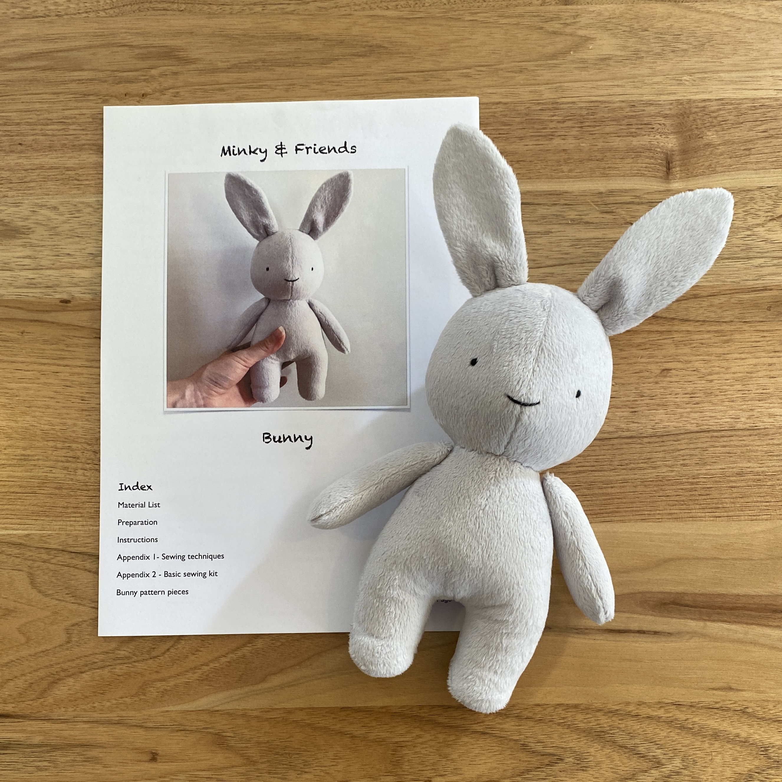 Sewing Pattern Bunny Rabbit Toy Paper Pattern - Etsy