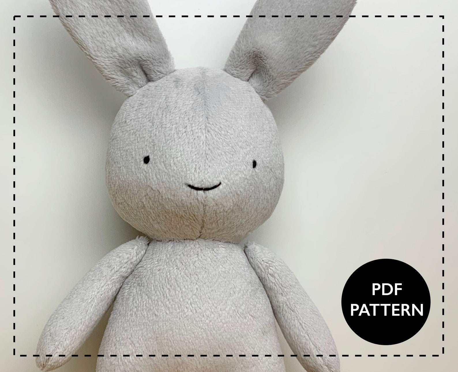 Sewing Pattern Bunny Rabbit Toy PDF Digital Download | Etsy Australia
