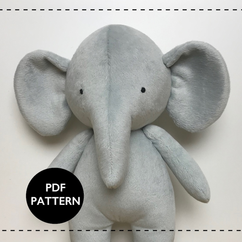 Elephant Sewing Pattern - Etsy