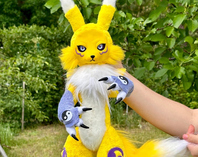 Renamon Doll, Art Renamon Plush - Etsy