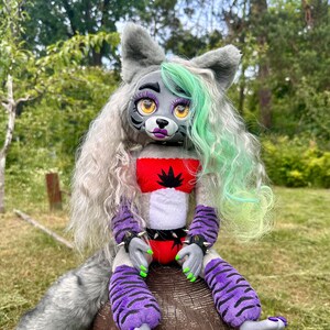 Roxanne Wolf Wolf Fnaf Poseable Art Doll - Etsy