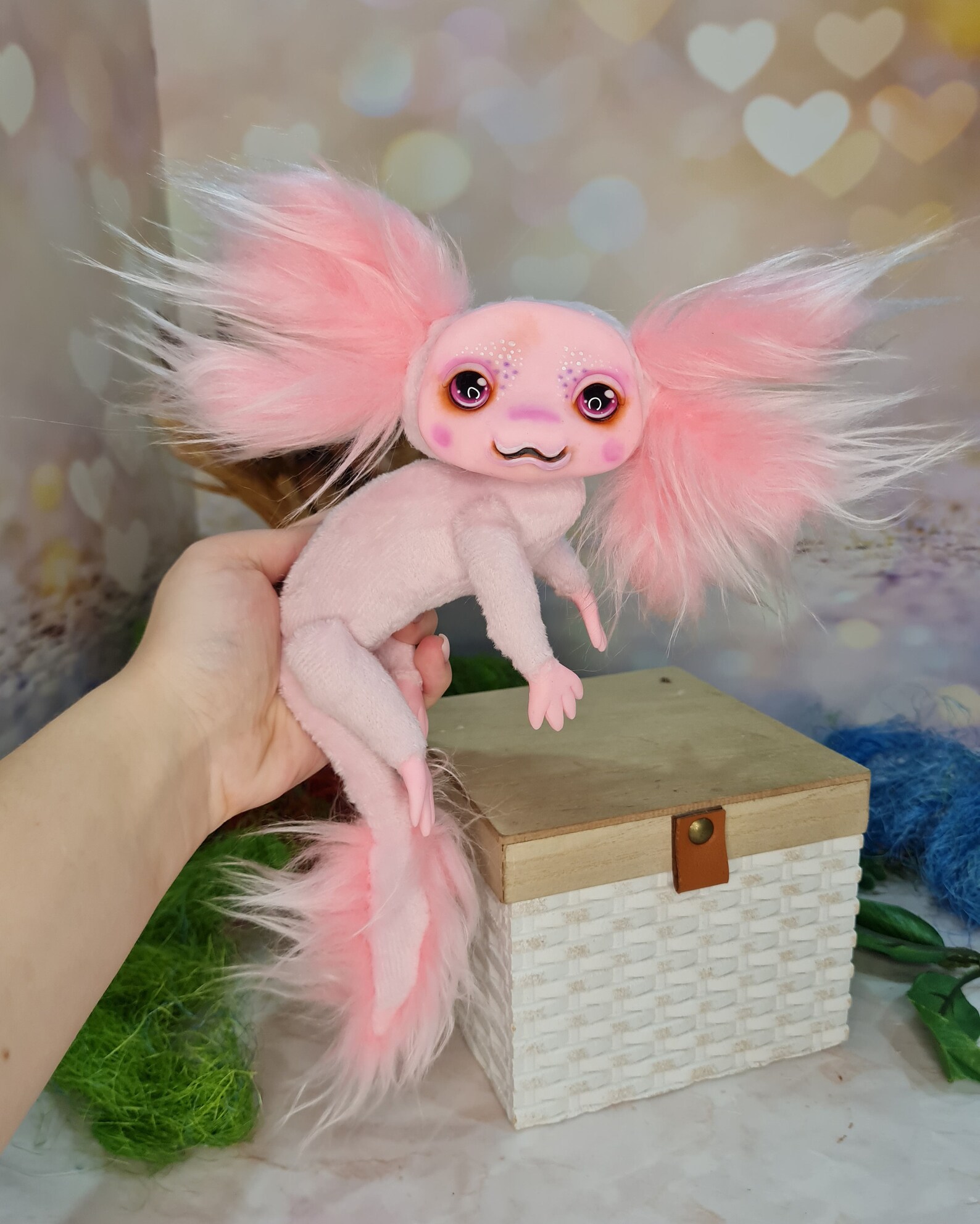 Axolotl Axolotl Doll Poseable Art Doll - Etsy