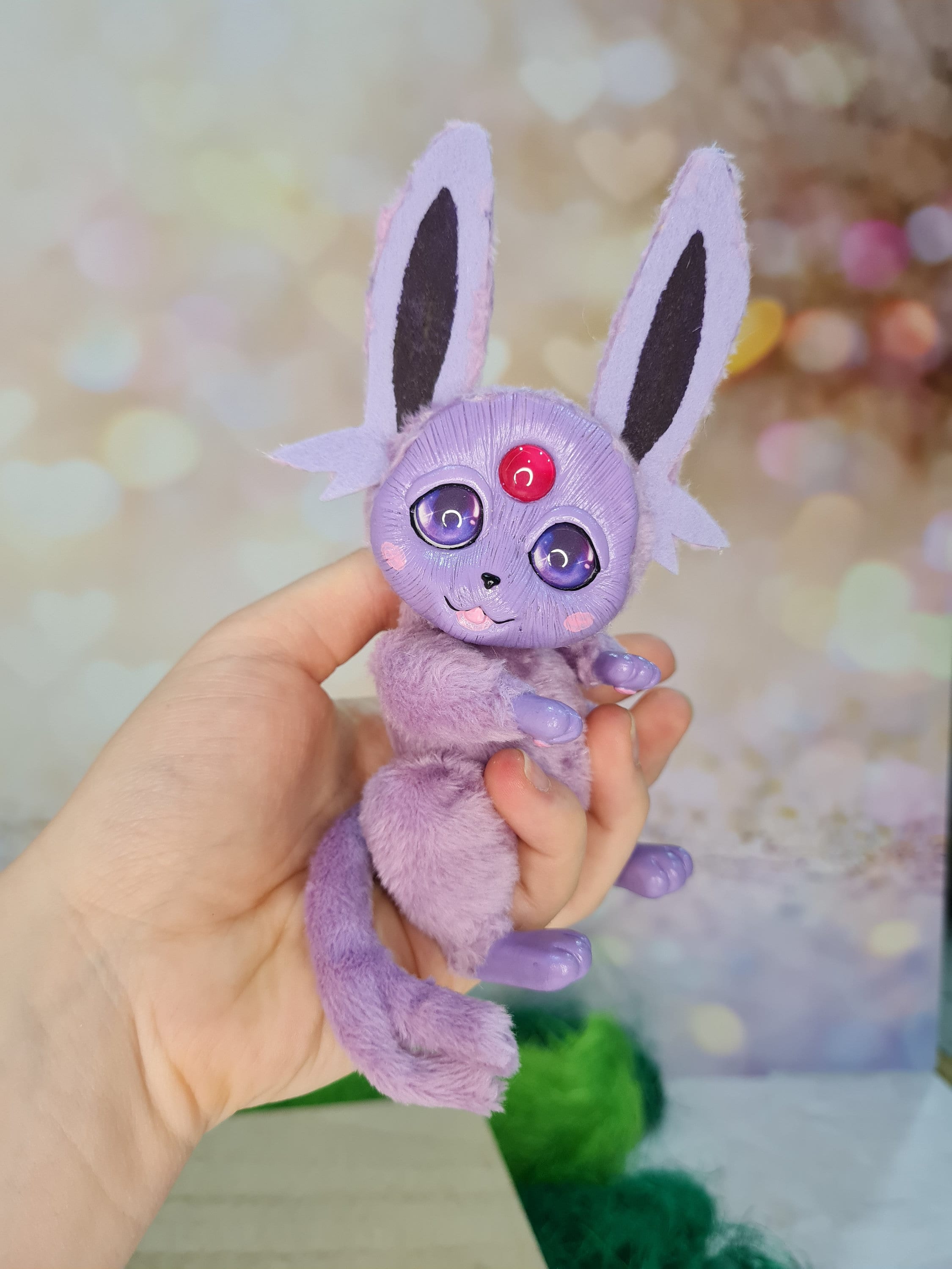 Pokémon Espeon, Poseable Art Doll - Etsy