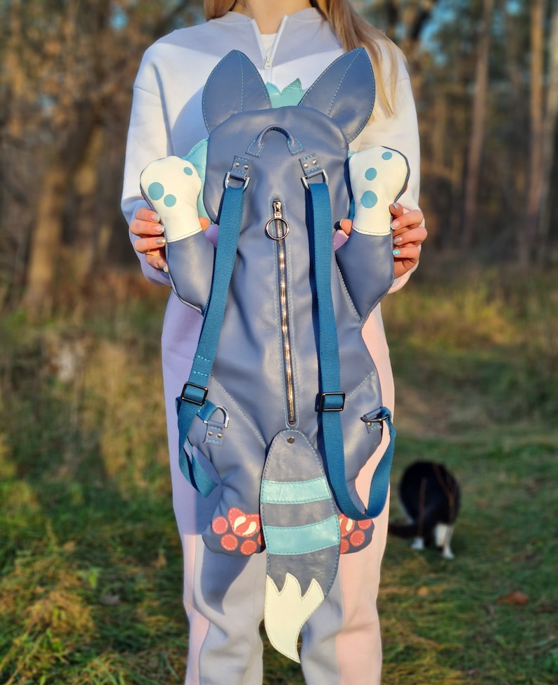Backpack Cat Backpack Furry Bag Furry Backpack - Etsy
