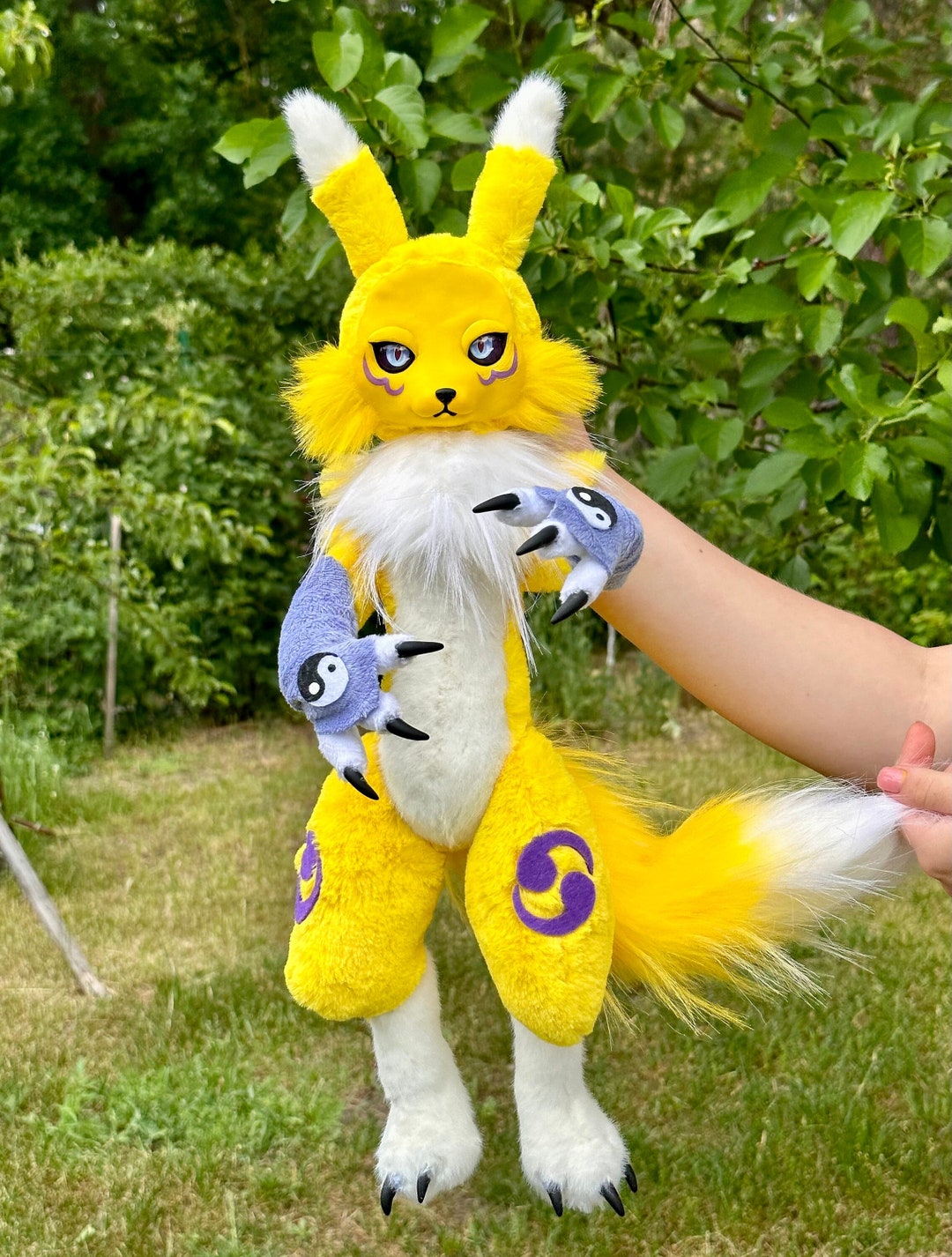Renamon Doll, Art Renamon Plush - Etsy