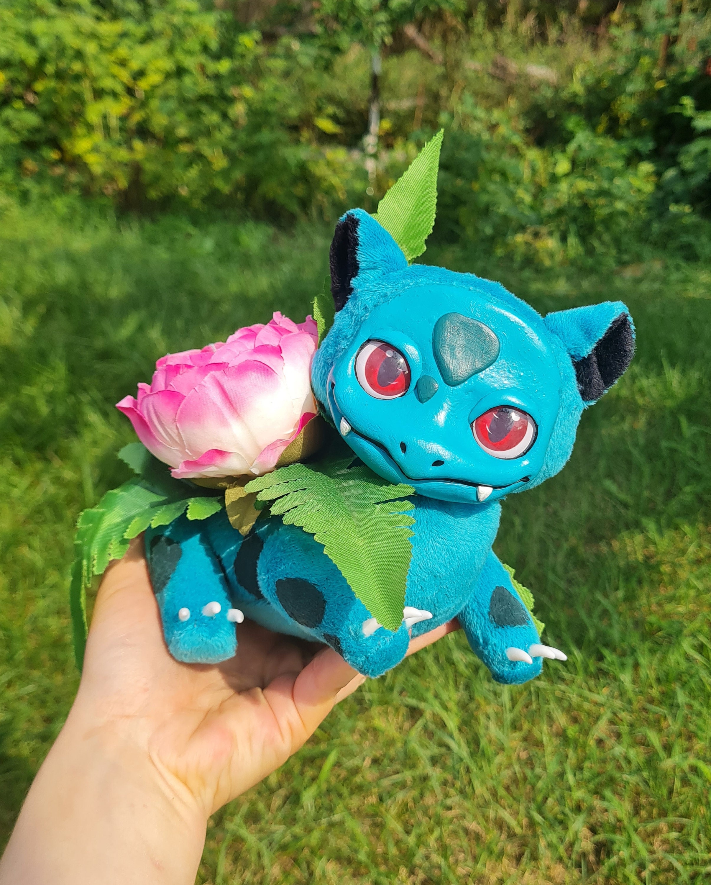 Ivysaur Pokemon Plush Ivysaur Toy Ivysaur Poseable Art - Etsy